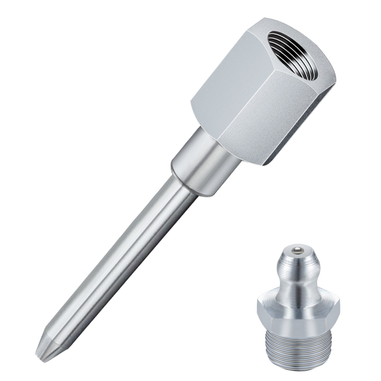 AutoWanderer Tool Grease Gun Needle Tip Narrow Grease Needle Nozzle Ad ...
