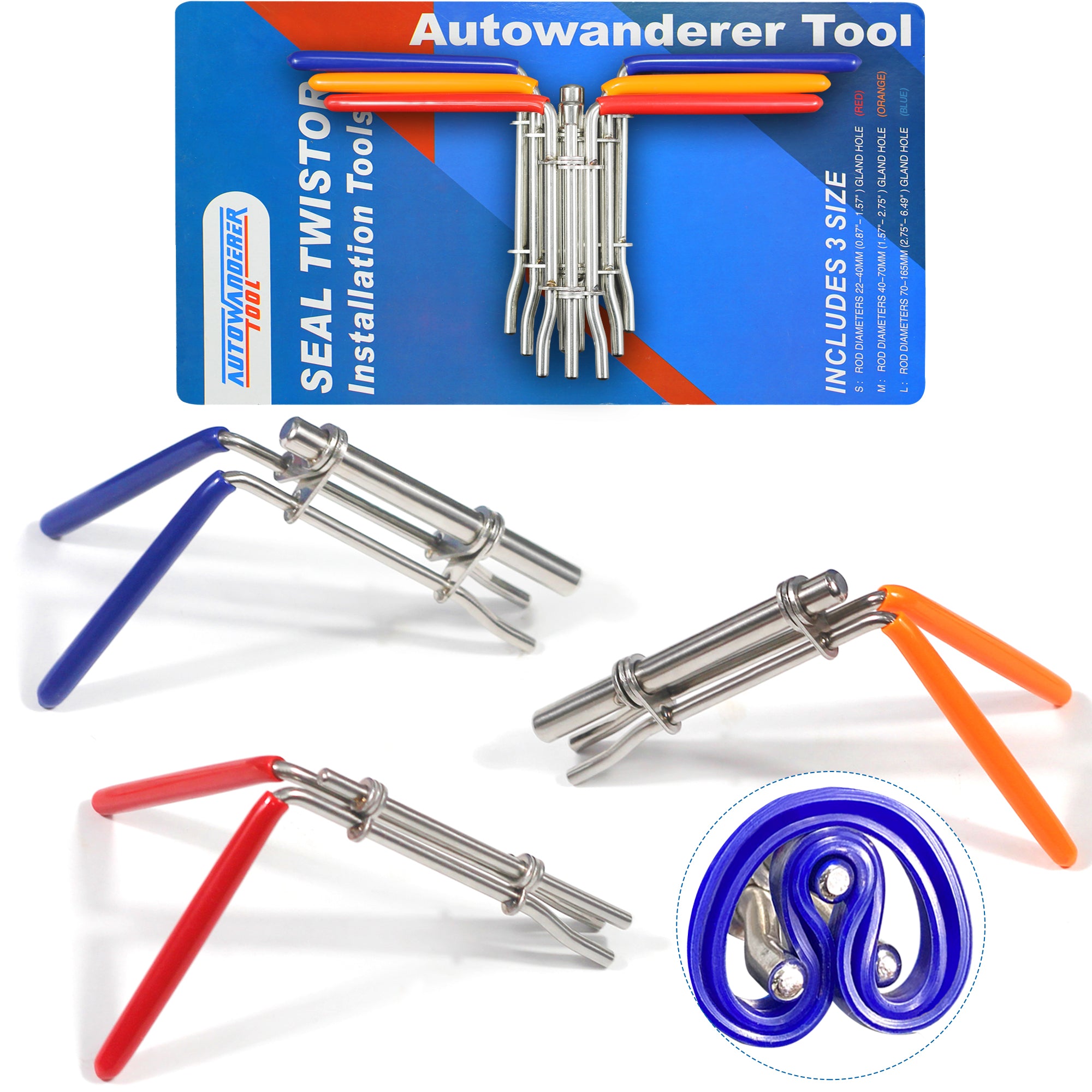 Autowanderer Tool Seal Twister Installation Tools - Hydraulic Cylinder