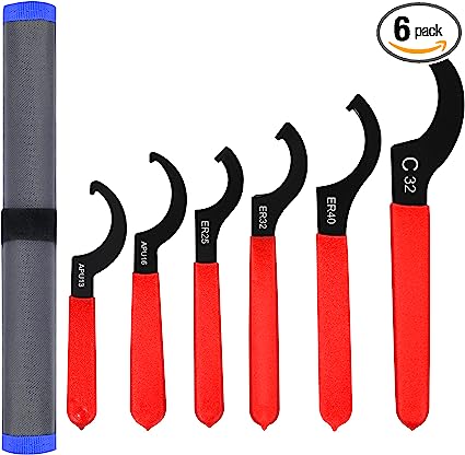 AutoWanderer Tool Universal Spanner Wrench Set 6Pcs Steel Adjustable S ...